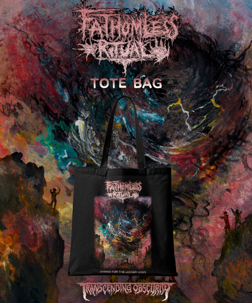 FATHOMLESS RITUAL - Hymns For The Lesser Gods Tote Bag - TRANSCENDING ...