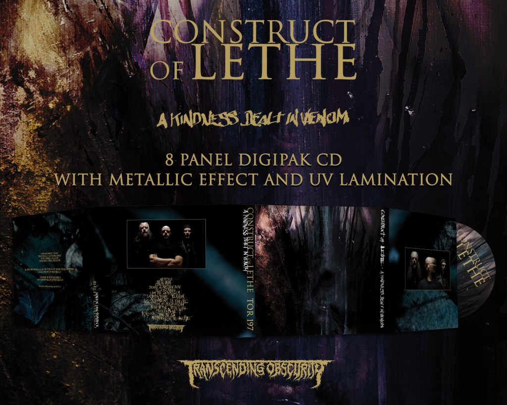 CONSTRUCT OF LETHE - A Kindness Dealt In Venom 8-Panel Digipak CD (Free ...