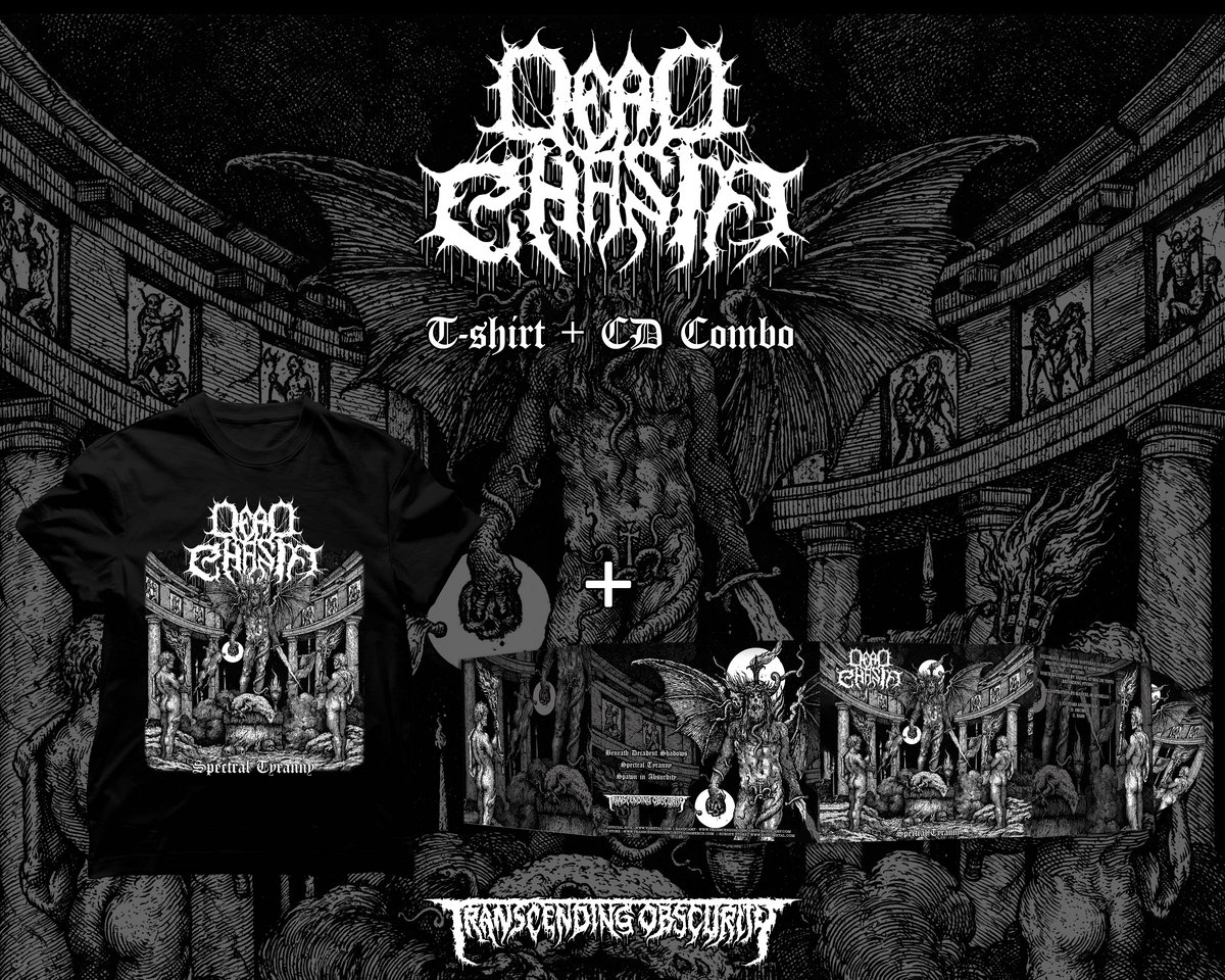 DEAD CHASM - Spectral Tyranny T-shirt + CD Combo (Huge discount ...